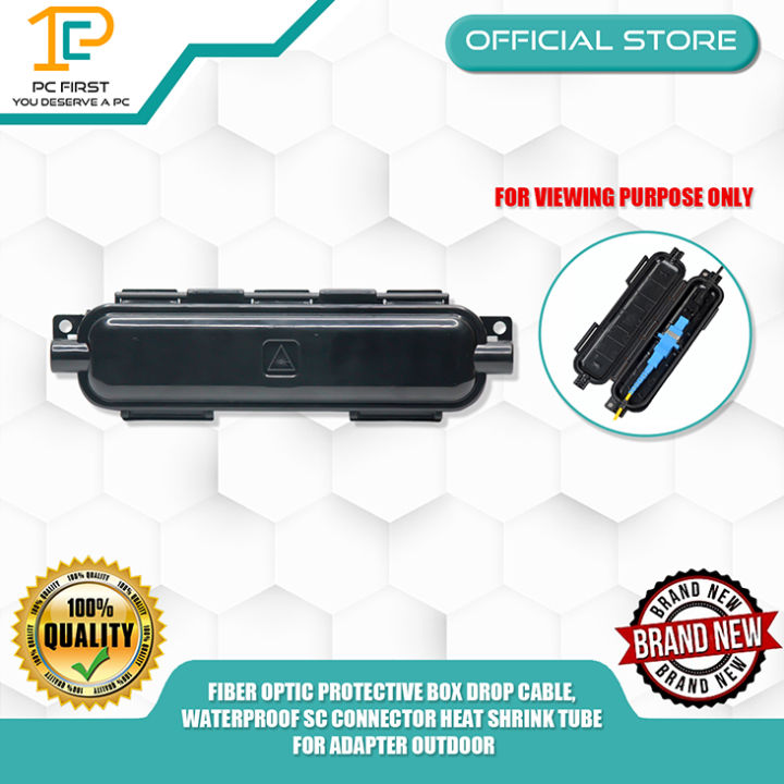 FIBER OPTIC PROTECTIVE BOX DROP CABLE, WATERPROOF SC CONNECTOR HEAT ...