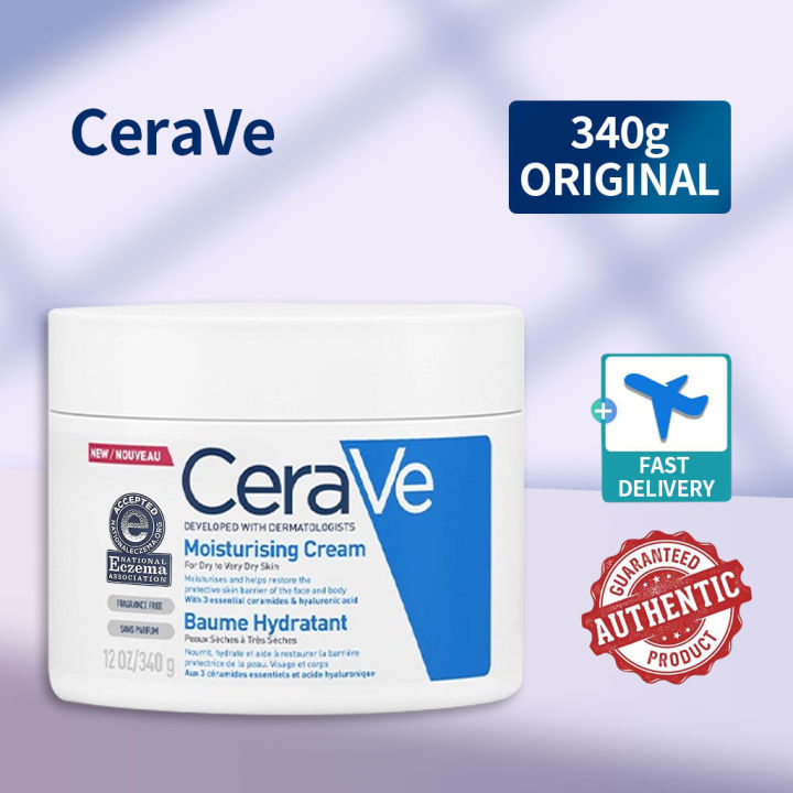 Cerave Moisturizing Cream For Dry to Very Dry Skins (85g / 340g / 454g) EPX;2026 | Lazada Indonesia