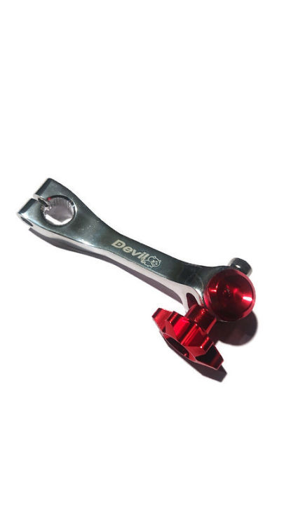 มือลิงแต่ง CNC เงินหมุดแดง ยี่ห้อ Devil | Lazada.co.th