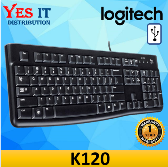LOGITECH K120 USB WIRED KEYBOARD | Lazada