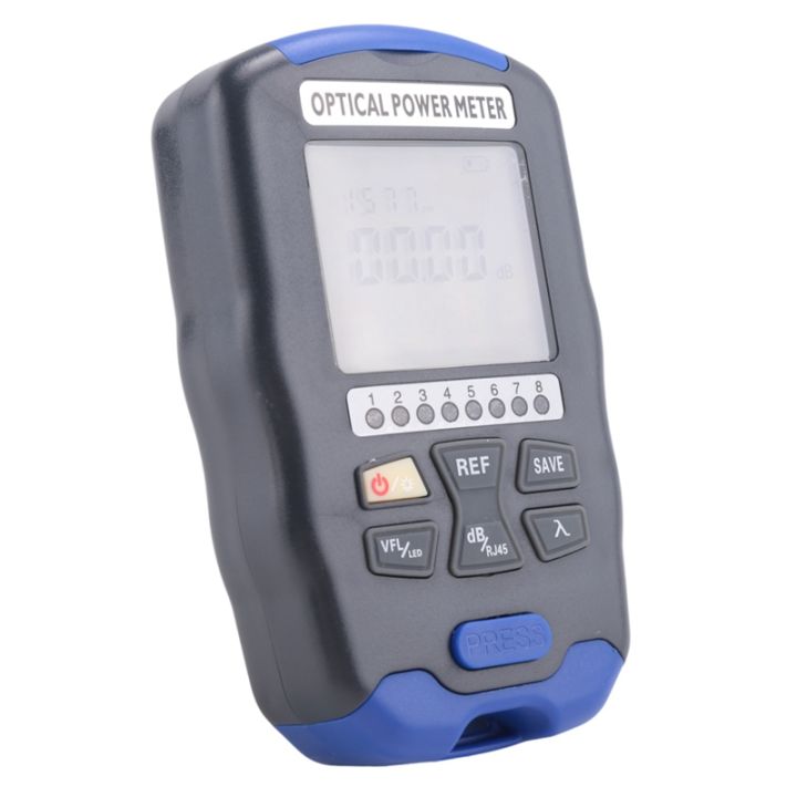 【PUR】-Optical Fiber Power Meter,10KM 10 Wavelengths Universal Optical ...