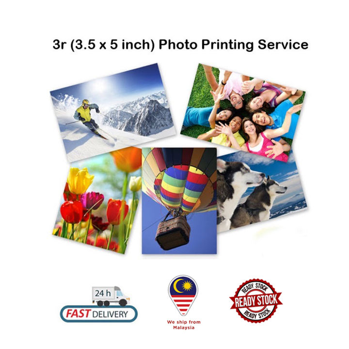 3R (3.5x5 Inch) Photo Printing/ Cuci Gambar 3R | Lazada