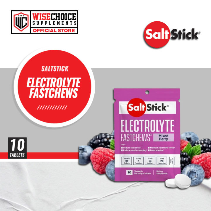 Salt Stick Electrolyte Fast Chews 10 Tablets | Lazada PH