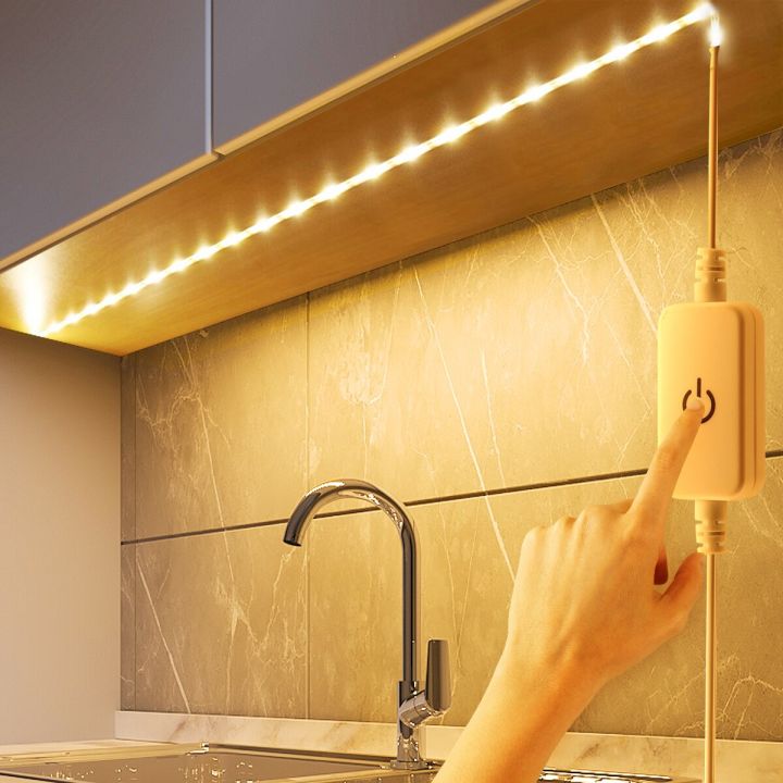 1m 2m 3m 4m 5m Dimmable Touch Sensor Switch DC12V LED Strip light ...