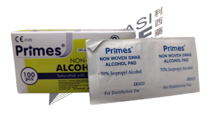 PRIMES ALCOHOL SWAB 100'S (EXP:08/2027) | Lazada
