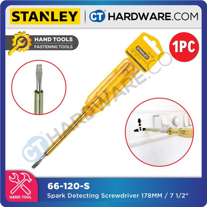 STANLEY 66-120-S SPARK DETECTING SCREWDRIVER TEST PEN 178 MM /7 1/2 ...