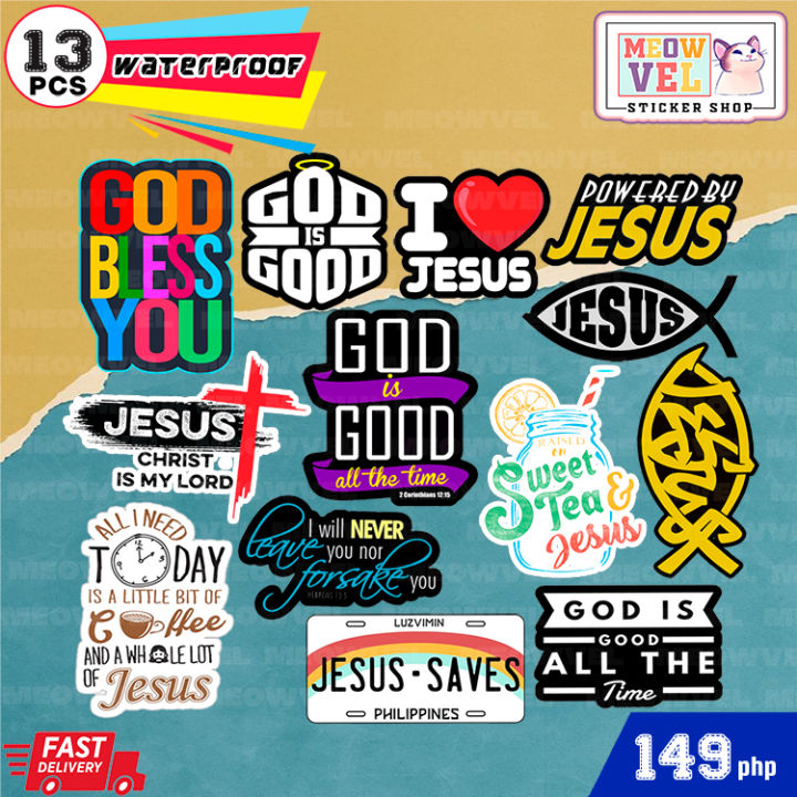 [13 pcs] JESUS sticker pack #2 | Lazada PH