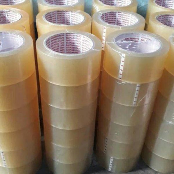 Lakban Bening 45 x 100 Yard 1 Pack (6 Pcs) Lakban Bening Isolasi untuk ...