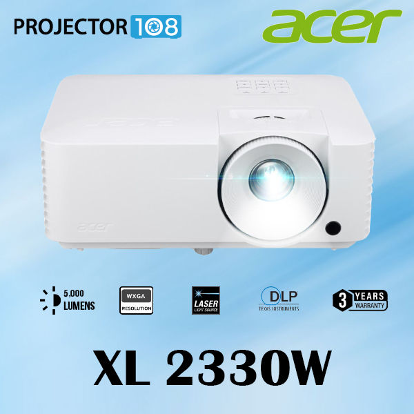 ACER VERO XL2330W DLP LASER PROJECTOR (5000 LUMENS , WXGA) | Lazada.co.th