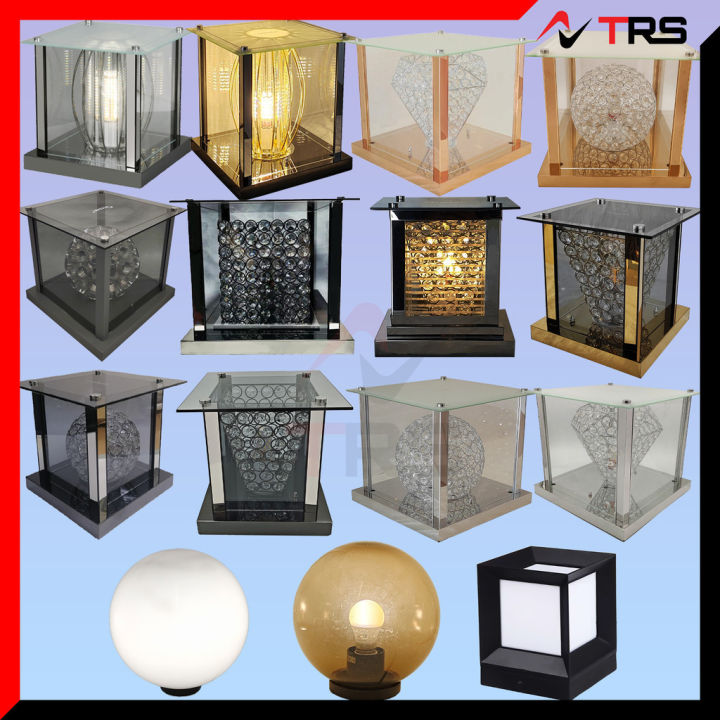 200MM Outdoor Gate Light, Lampu Pagar Outdoor, Weatherproof, Garden ...