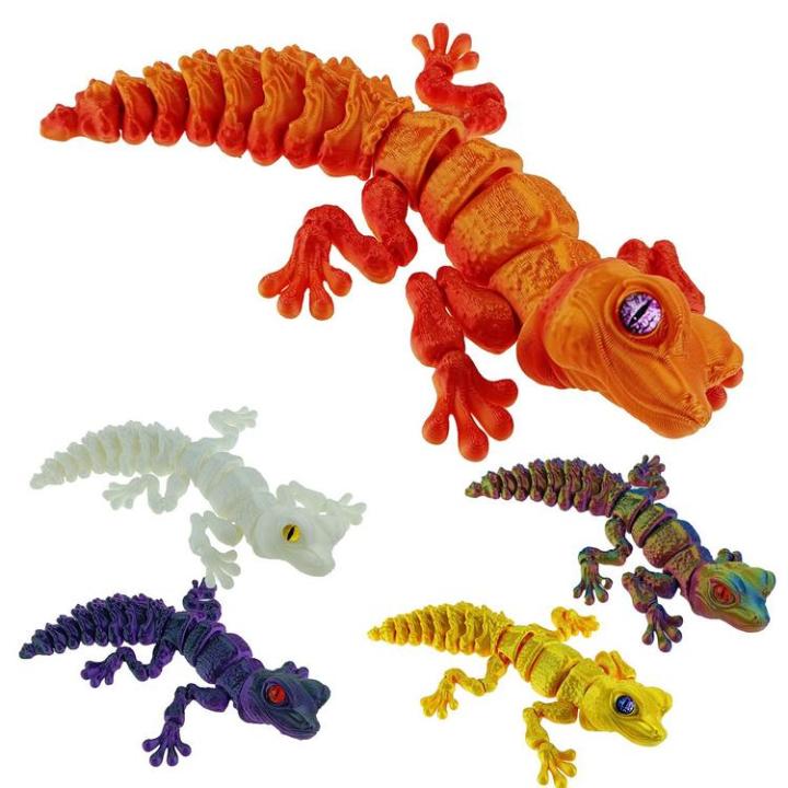 3D Printed Animals Toy Articulated Lizard Decor Fantasy 3D Printed ...