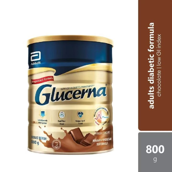 Glucerna Diabetes-Specific Formula - Chocolate (800g) [EXP 08/2026 ...