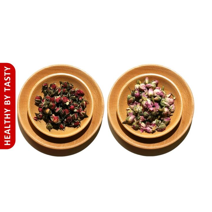 Golden Rose Bud Tea Teh Bunga Mawar Red Rose Buds Flower Tea Herbal Tea ...