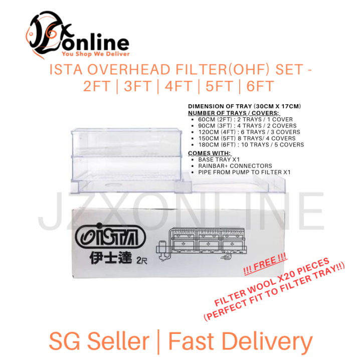 ISTA Overhead filter(OHF) Set - 2ft | 3ft | 4ft | 5ft | 6ft ** FREE ...
