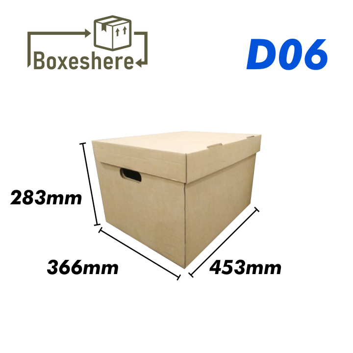 D06 Filing Box (File Box) / Carton Box/Packaging Box/Storage Box ...
