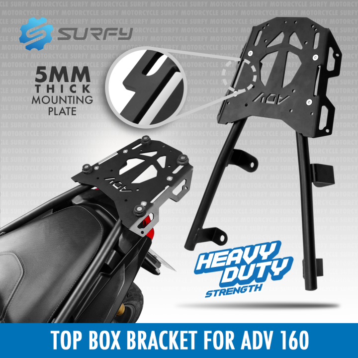 Honda ADV 160 alloy rear bracket top bracket heavy duty 5mm thick ...