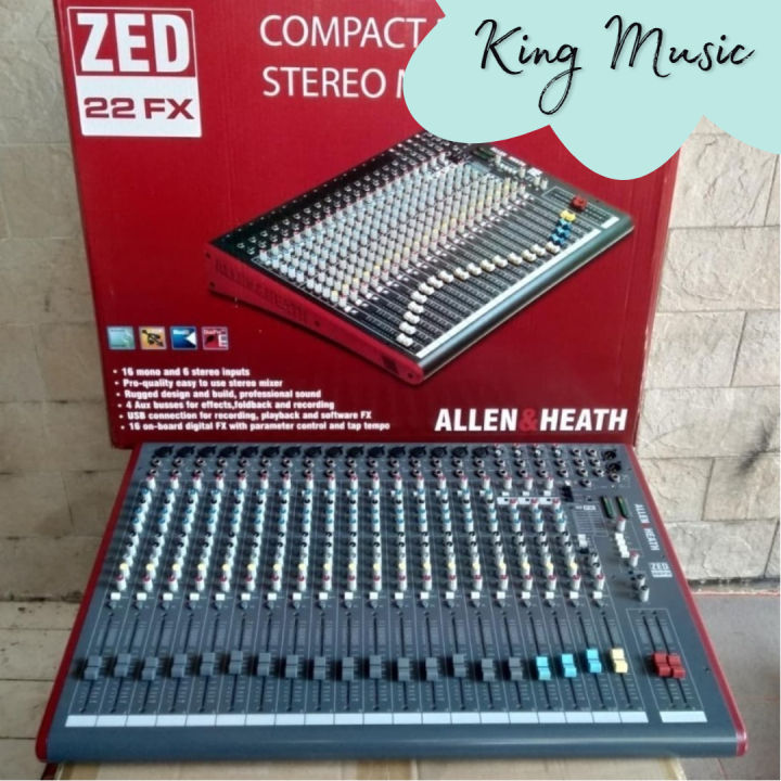 Mixer Allen & Heath ZED 22 FX / Allen&heath ZED22FX / ZED 22FX GRADE A ...
