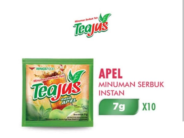 Teh Jus Apel 1 pack isi 60 sachet | Lazada Indonesia