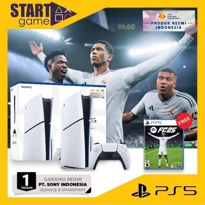 SONY PS5 Slim Playstation 5 Slim + FC 25 | Lazada Indonesia