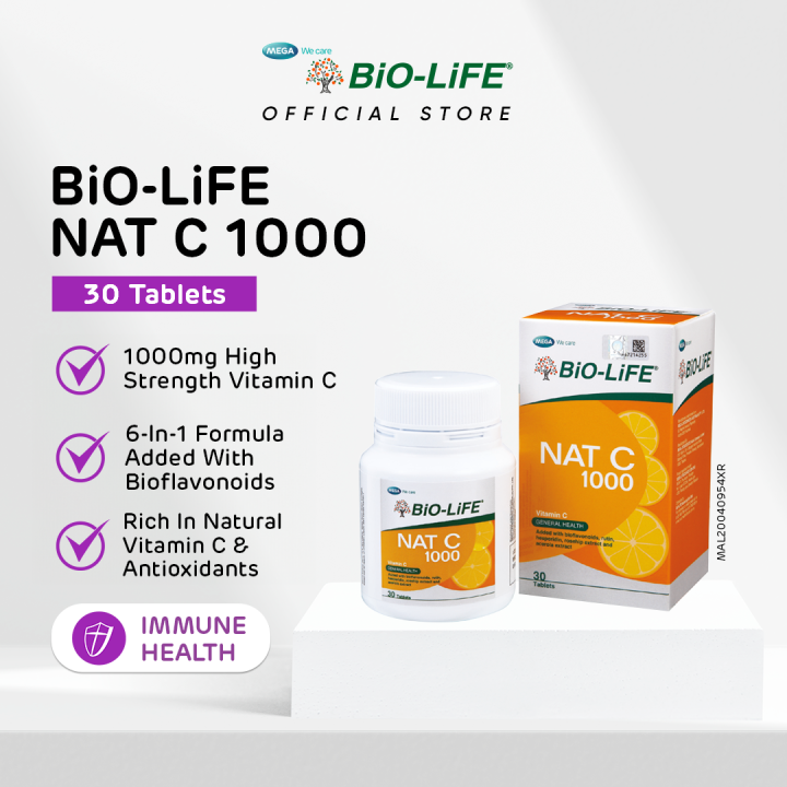 BiO-LiFE NAT C 1000MG 30s (Expiry Date Jun 2025) | Lazada