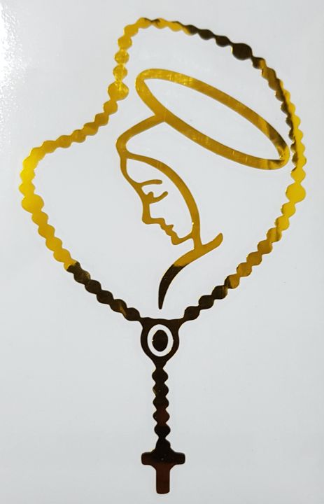 ROSARY MARY Sticker Decals Waterproof | Lazada PH