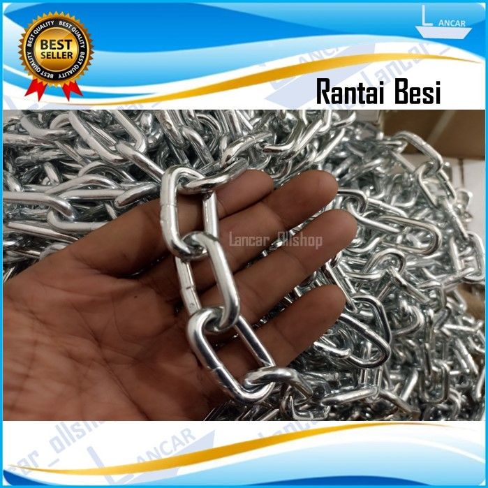 Rantai Besi Kapal Besar 3/16 5 MM / Rantai Kapal 3/16 5 MM / Rantai ...