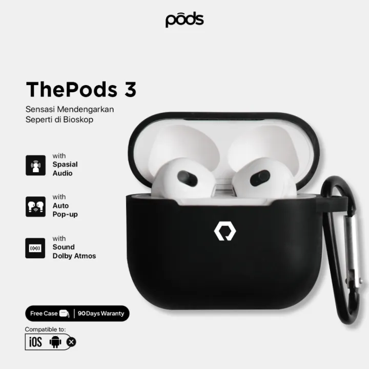 [FREE CASE] ThePods 3 TWS Bluetooth Earphone – IMEI & Serial Detectable ...