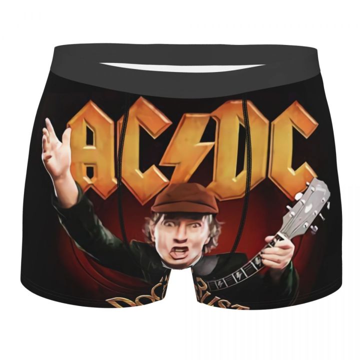 《Everyday Clothing》 Heavy Metal Music AC DC Boxer Shorts Men 3D Printed ...