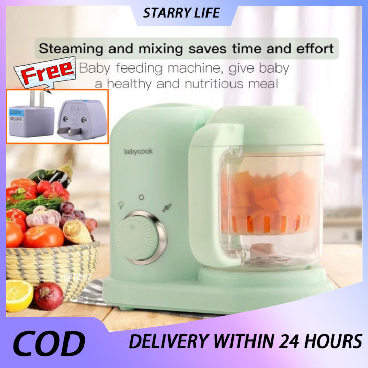 【COD&In Stock】Baby Food Maker Baby Processor Blender Grinder Reheat ...