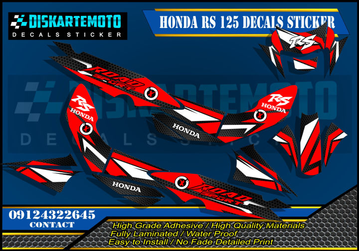 Honda Rs 125 Decals Sticker | Lazada PH
