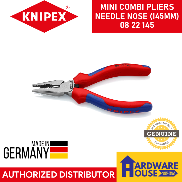 ORIGINAL KNIPEX Needle Nose Combi Pliers High Leverage Mini Side Cutter ...