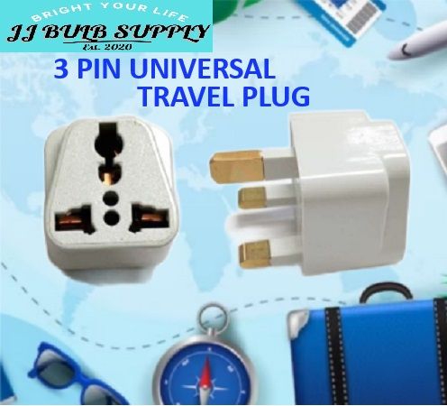 3 PIN UNIVERSAL TRAVEL PLUG | Lazada
