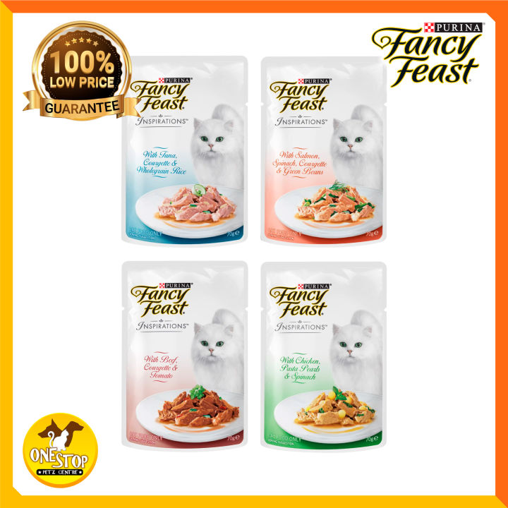 [DCN] Fancy Feast Inspirations Cat Wet Food / Pouch 70gm | Lazada