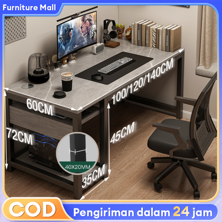 Meja Komputer Meja Gaming Meja Komputer Minimalis Meja Kantor Meja ...