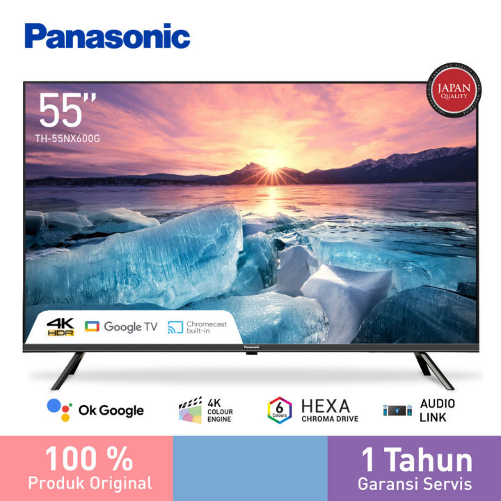 Panasonic TH-55NX600G 4K LED Google TV [55 Inch] | Lazada Indonesia