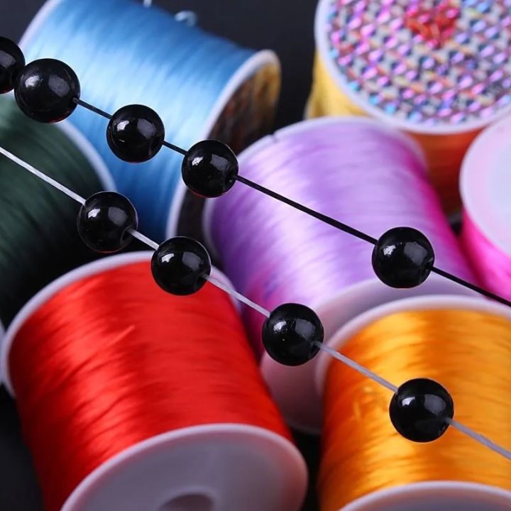 hotx【DT】 8M Strong Elastic String for Beaded Thread Diy Stretchy Rope ...