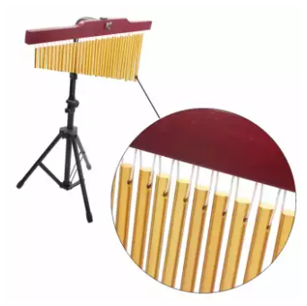 36 Tone Golden Bar Chimes Single-row Musical Percussion Instrument with ...