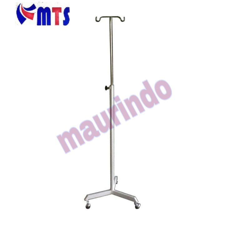 COD - Tiang Infus Kaki 3 Roda Standar Tiang Infus Portable Standard ...
