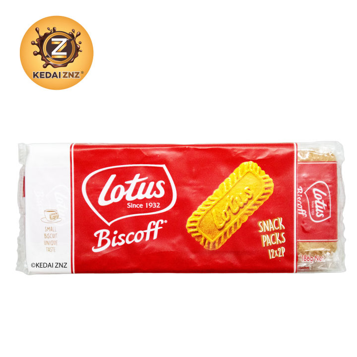 Chocolate Lotus Biscoff Biscuit (12 x 2P) Pack 186g Coklat | Lazada