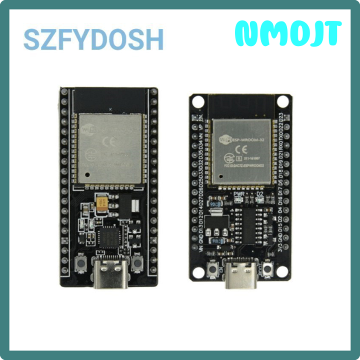 NMDJT ESP32 TYPE-C USB CH340C CP2102 WiFi+Bluetooth Ultra-Low Power ...