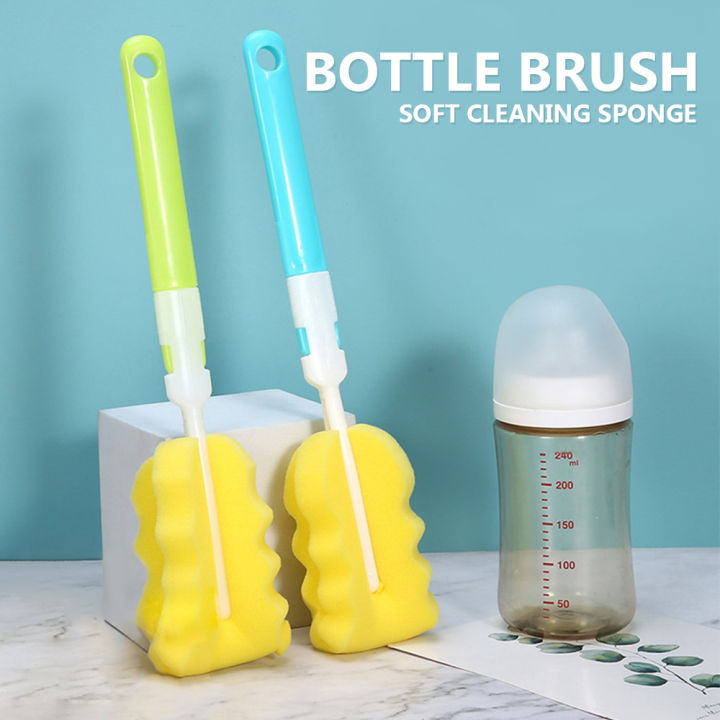 Cleaning Sponge Baby Bottle Fit Cleaner Feeding Container Soft Foam ...