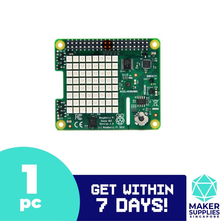 Raspberry Pi Sense HAT Official RPi Board with Direction Orientation ...