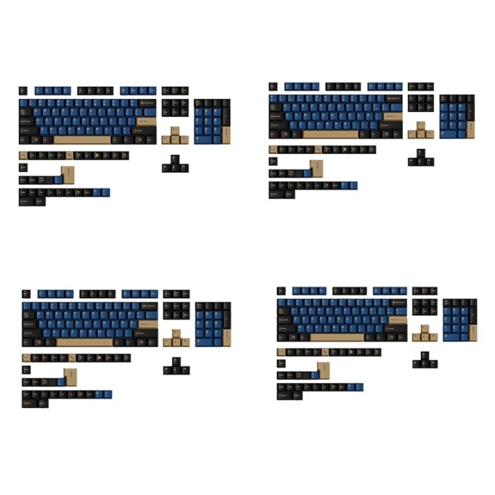 Keycaps Pbt Cherry Profile Blue Samurai Big Set Key Caps Key Caps-MYY ...