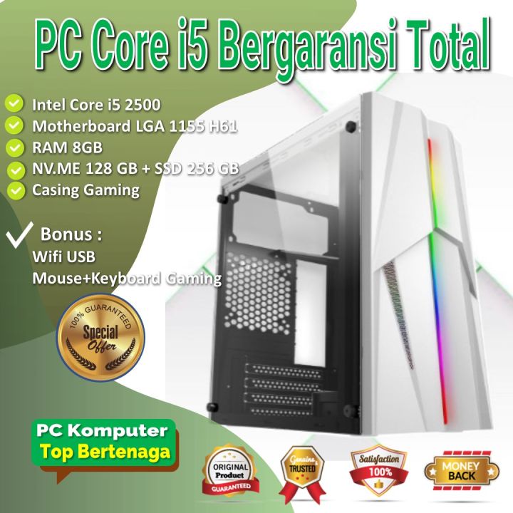 PC Rakitan Komputer Core i5 RAM 8GB SSD 240GB Free Keyboard Mouse ...