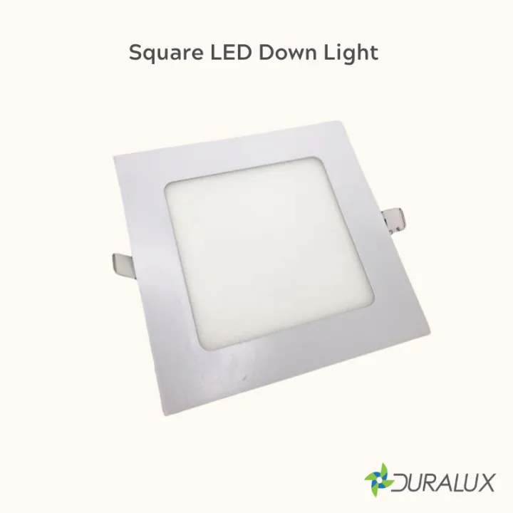 4 inch and 6 inch LED Square Recessed Panel Light 18W | Lazada