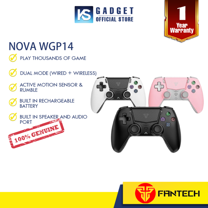 Fantech Gamepad Wireless Controller Anti-Drift Hall Effect NOVA WGP14 ...