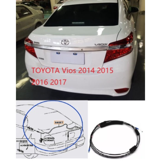 Toyota Vios gen3 superman 2014 2015 2016 2017 2018 Compartment / Trunk ...
