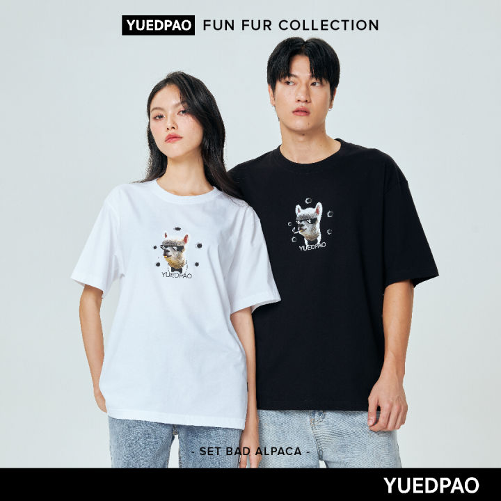 Yuedpao Animal Collection ผ้าหนาทรงสวย ยับยากรีดง่าย เสื้อยืดเปล่า เสื้อยืดโอเวอร์ไซส์ Set Bad ...