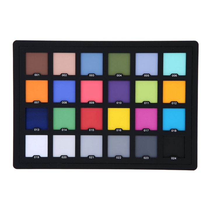 Color Test Card Photography Palette Color Card for Color Balancing in ...