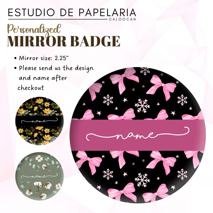 Estudio | Personalized Mirror Badge | Lazada PH